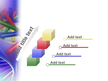 DNA Double Helix PowerPoint Template, Backgrounds | 01891 | PoweredTemplate.com