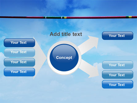 High Jump PowerPoint Template, Backgrounds | 02020 | PoweredTemplate.com