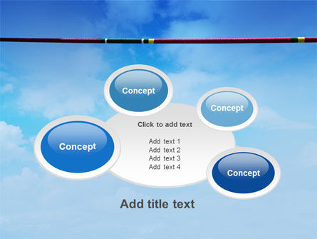 High Jump PowerPoint Template, Backgrounds | 02020 | PoweredTemplate.com
