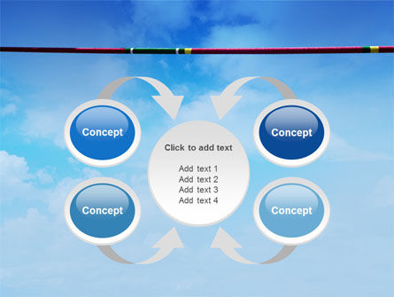 High Jump PowerPoint Template, Backgrounds | 02020 | PoweredTemplate.com