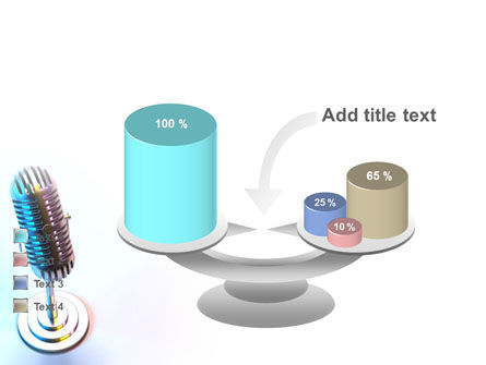 Microphone PowerPoint Template, Backgrounds | 02027 | PoweredTemplate.com