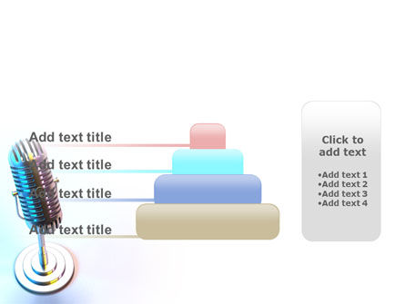 Microphone PowerPoint Template, Backgrounds | 02027 | PoweredTemplate.com