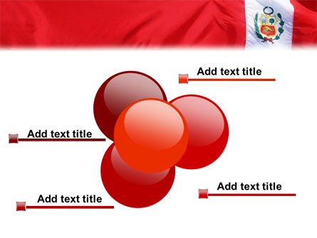 Flag of Peru PowerPoint Template, Backgrounds | 02158 | PoweredTemplate.com