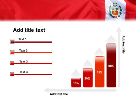 Flag of Peru PowerPoint Template, Backgrounds | 02158 | PoweredTemplate.com