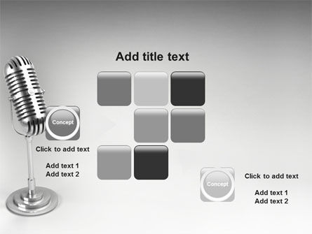 Audio Recording PowerPoint Template, Backgrounds | 02343 ...