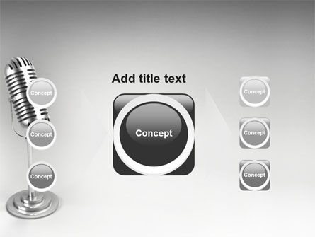 Audio Recording PowerPoint Template, Backgrounds | 02343 ...