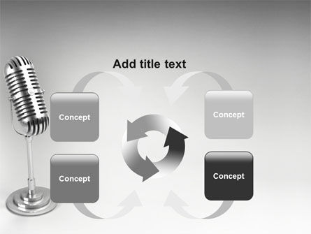 Audio Recording PowerPoint Template, Backgrounds | 02343 ...