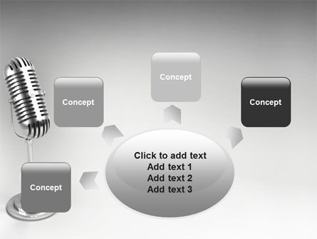 Audio Recording PowerPoint Template, Backgrounds | 02343 ...