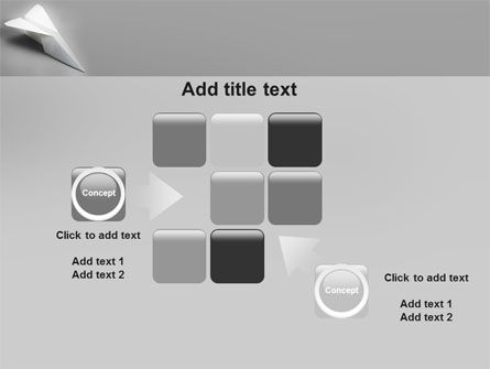 Paper Airplane PowerPoint Template, Backgrounds | 02441 ...
