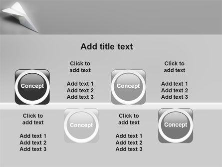 Paper Airplane PowerPoint Template, Backgrounds | 02441 ...
