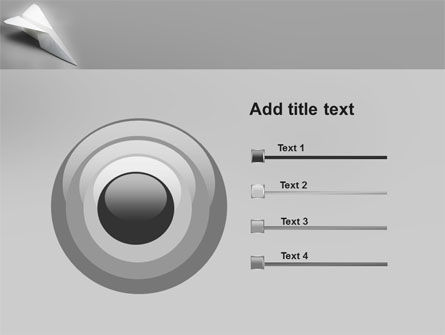 Paper Airplane PowerPoint Template, Backgrounds | 02441 ...