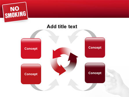 No Smoking PowerPoint Template, Backgrounds | 02493 | PoweredTemplate.com