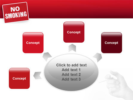 No Smoking PowerPoint Template, Backgrounds | 02493 | PoweredTemplate.com