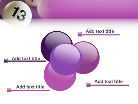 Lotto Balls PowerPoint Template, Backgrounds | 02574 | PoweredTemplate.com