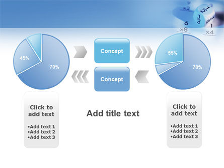 Fractions PowerPoint Template, Backgrounds | 02626 | PoweredTemplate.com