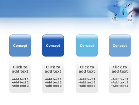 Fractions PowerPoint Template, Backgrounds | 02626 | PoweredTemplate.com