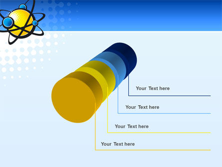 Atom PowerPoint Template, Backgrounds | 02803 | PoweredTemplate.com