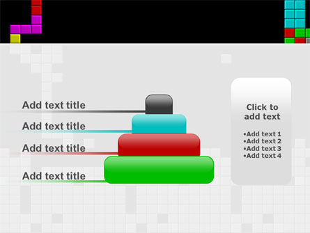 Tetris Free PowerPoint Template, Backgrounds | 02818 | PoweredTemplate.com