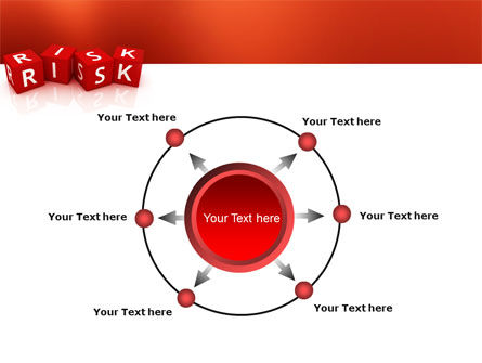 Red Risk Cubes PowerPoint Template, Backgrounds | 02837 ...