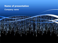 Matrix Theme PowerPoint Template, Backgrounds | 02851 | PoweredTemplate.com