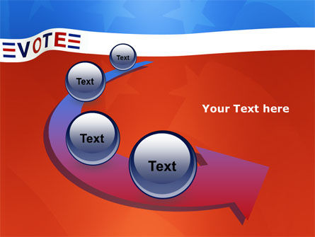 Vote PowerPoint Template, Backgrounds | 02942 | PoweredTemplate.com