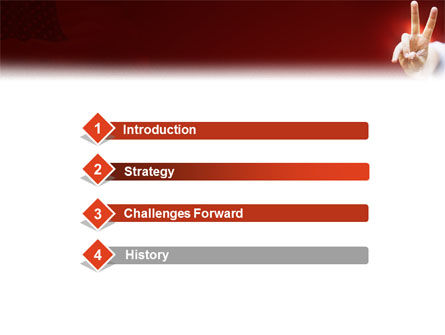 American Victory PowerPoint Template, Backgrounds | 02947 ...