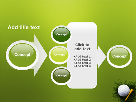Golf Ball In The Nest PowerPoint Template, Backgrounds | 03010 ...