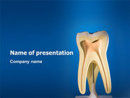 Tooth PowerPoint Template, Backgrounds | 03023 | PoweredTemplate.com