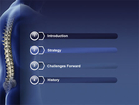 Spine PowerPoint Template, Backgrounds | 03062 | PoweredTemplate.com