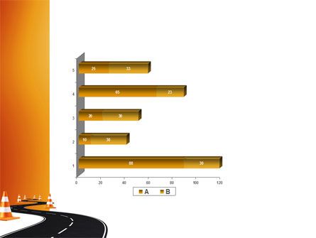 Road Work PowerPoint Template, Backgrounds | 03104 | PoweredTemplate.com