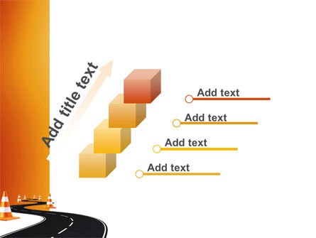 Road Work PowerPoint Template, Backgrounds | 03104 | PoweredTemplate.com