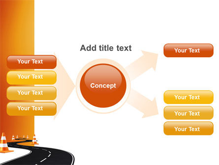 Road Work PowerPoint Template, Backgrounds | 03104 | PoweredTemplate.com