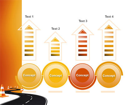 Road Work PowerPoint Template, Backgrounds | 03104 | PoweredTemplate.com