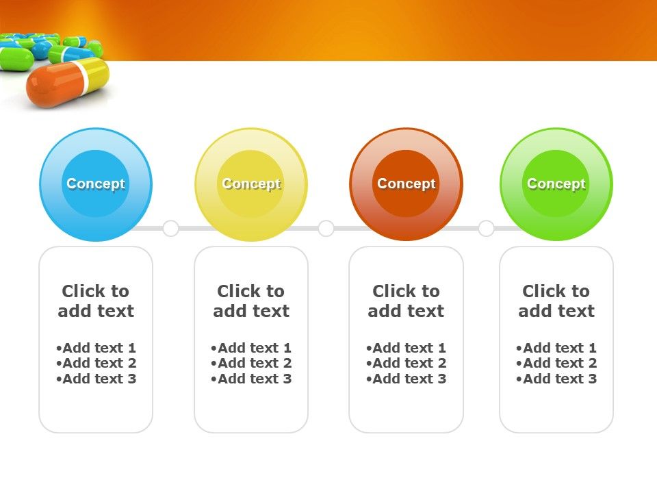 Colored Pills PowerPoint Template, Backgrounds | 03191 ...