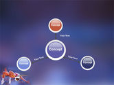 Jump High PowerPoint Template, Backgrounds | 03200 | PoweredTemplate.com