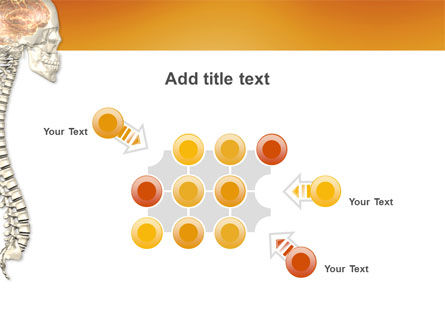 Spinal Cord PowerPoint Template, Backgrounds | 03254 | PoweredTemplate.com