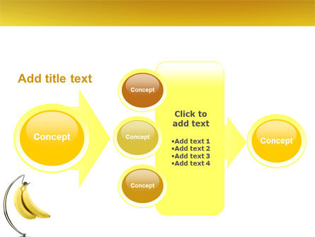 Bananas PowerPoint Template, Backgrounds | 03299 | PoweredTemplate.com