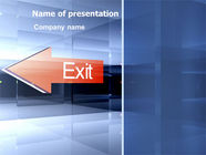 Way To Exit - Free Presentation Template for Google Slides and ...