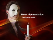 Masked Ball Word Template 03337 | PoweredTemplate.com
