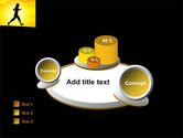 Run PowerPoint Template, Backgrounds | 03470 | PoweredTemplate.com