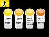 Run PowerPoint Template, Backgrounds | 03470 | PoweredTemplate.com