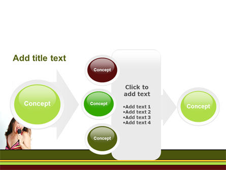 Singing PowerPoint Template, Backgrounds | 03495 | PoweredTemplate.com