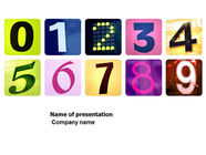 Colored Numbers - Free Presentation Template for Google Slides and ...
