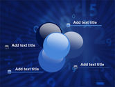 Blue Numbers PowerPoint Template, Backgrounds | 03718 | PoweredTemplate.com