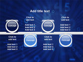 Blue Numbers PowerPoint Template, Backgrounds | 03718 | PoweredTemplate.com