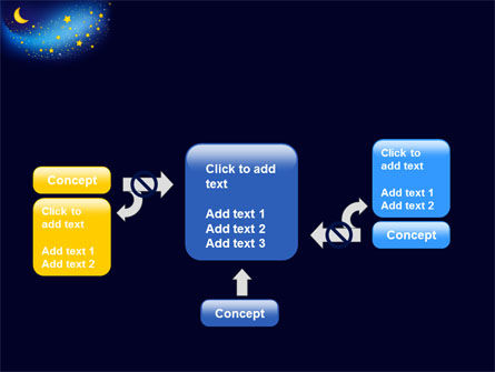 Starry Night PowerPoint Template, Backgrounds | 03794 | PoweredTemplate.com