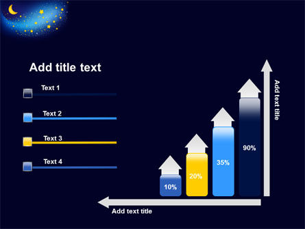 Starry Night PowerPoint Template, Backgrounds | 03794 | PoweredTemplate.com