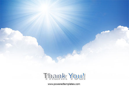 Heaven PowerPoint Template, Backgrounds | 03799 | PoweredTemplate.com