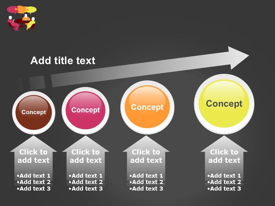 Dialogue PowerPoint Template, Backgrounds | 03826 | PoweredTemplate.com