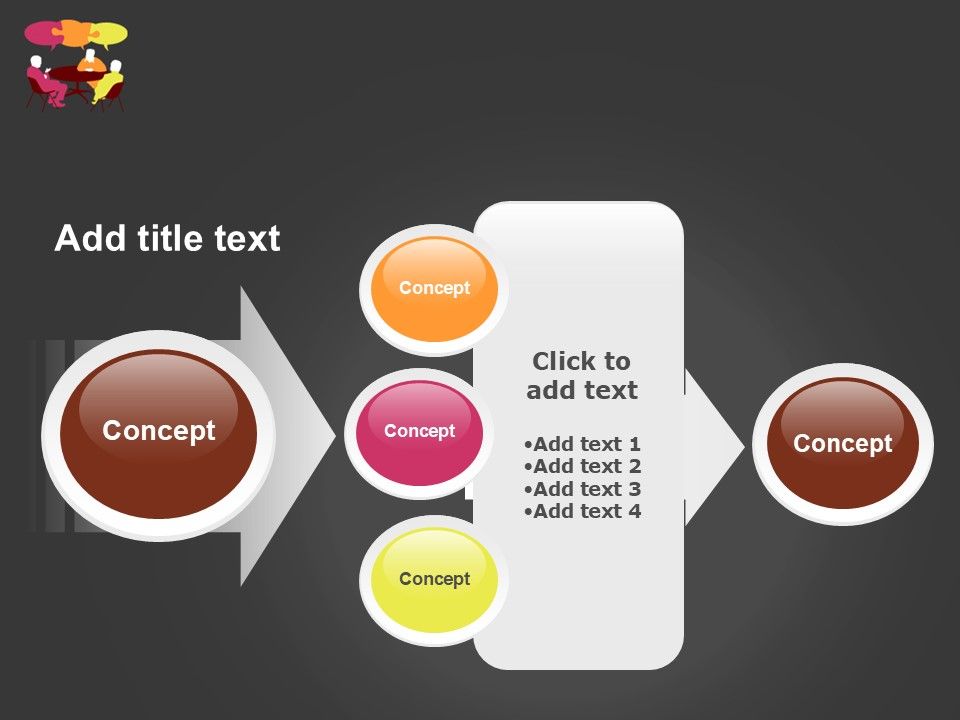 Dialogue PowerPoint Template, Backgrounds | 03826 | PoweredTemplate.com